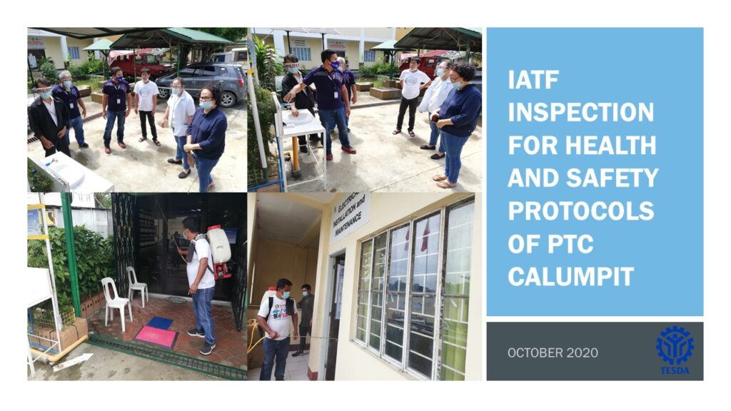 IATF Inspection for Health and Safety Protocols – PTC-Calumpit